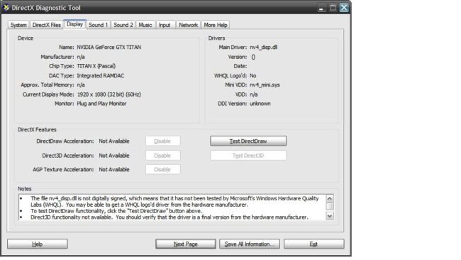 Windows XP Drivers for NVIDIA Geforce GTX 970, 980, 980 TI and Titan X ...